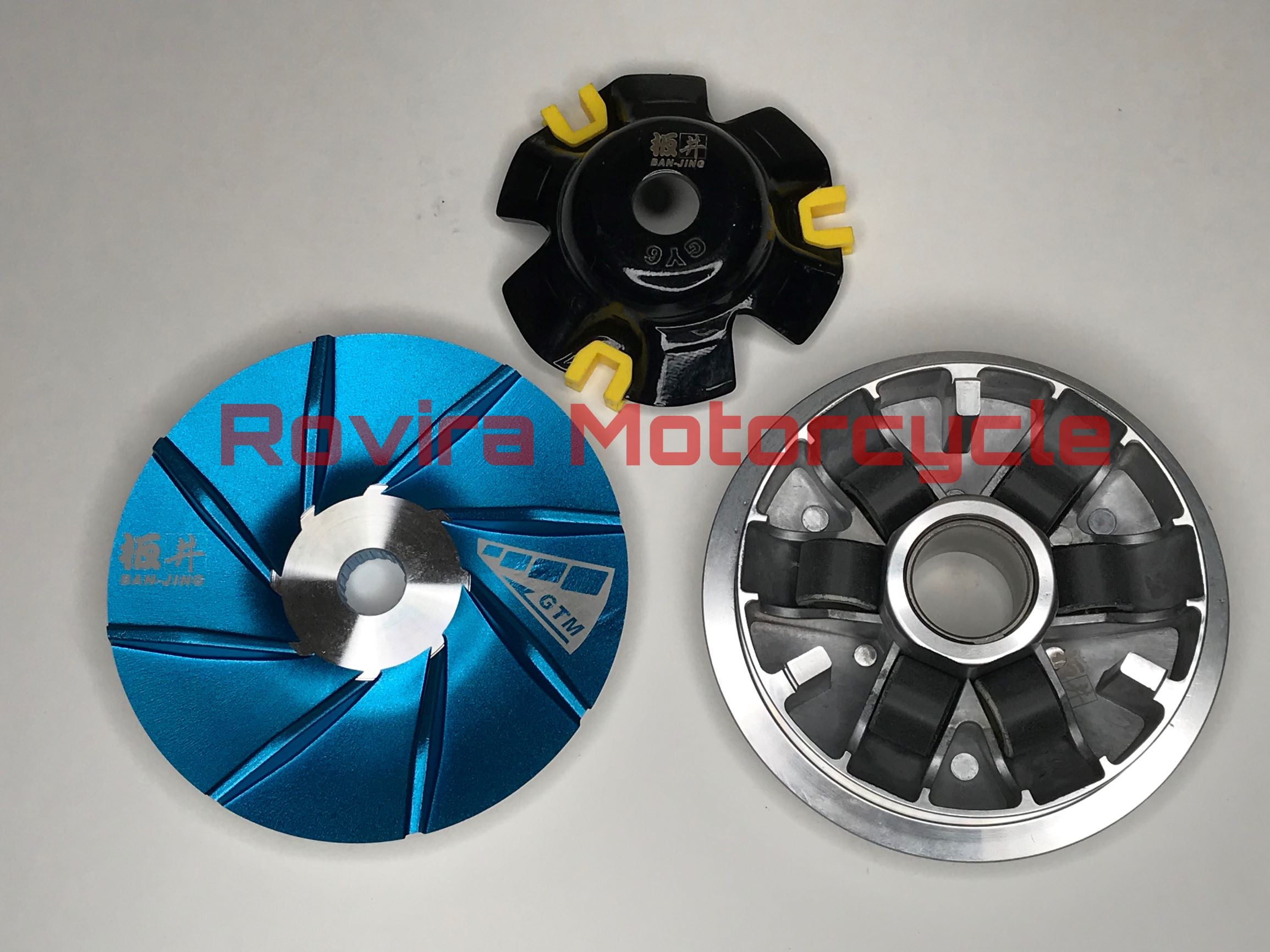 Ban Jing GY6 150 Variator kit Blue– Rovira Motorcycle